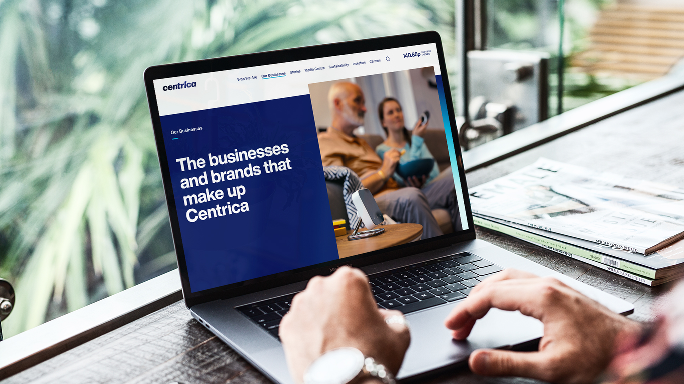 Centrica case study: website refresh